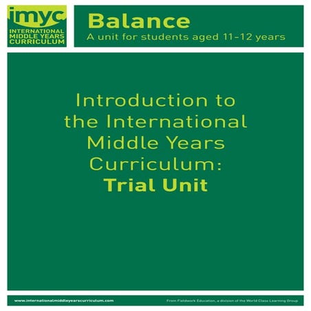 Intro to the IMYC | PDF | Educational Assessment | Education