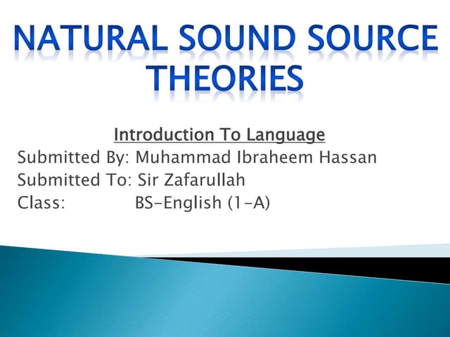 Origin of human proto-language and historical languages from natural ...