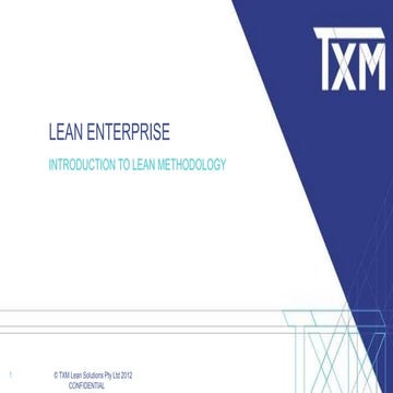 FREE DOWNLOAD - INTRODUCTION TO LEAN PRESENTATION | PPTX