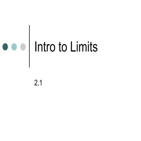 An Introduction to Limits of a Function: Basic Calculus | PDF