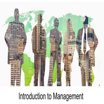Introduction to Management | PPT