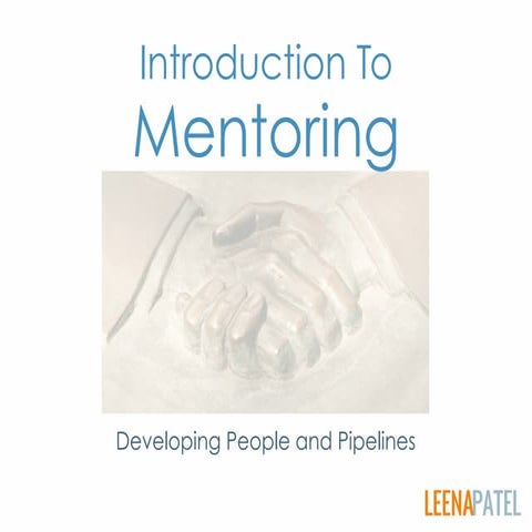 Introduction to Mentoring | PDF