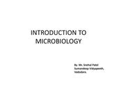 Introduction to microbiology | PPT