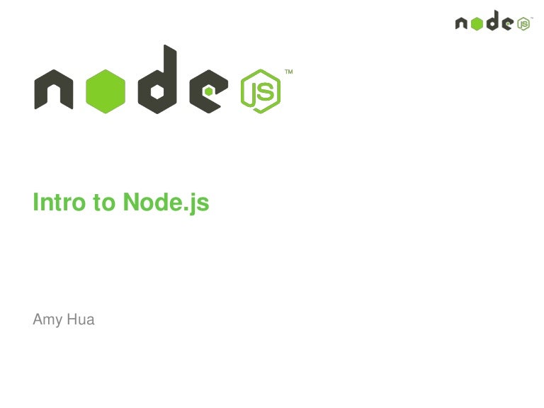 Intro to node and non blocking io