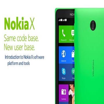 Nokia X same code base new user base: Introduction to Nokia X software ...