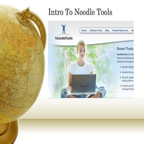 Intro to noodle tools | PPTX | Technology & Computing