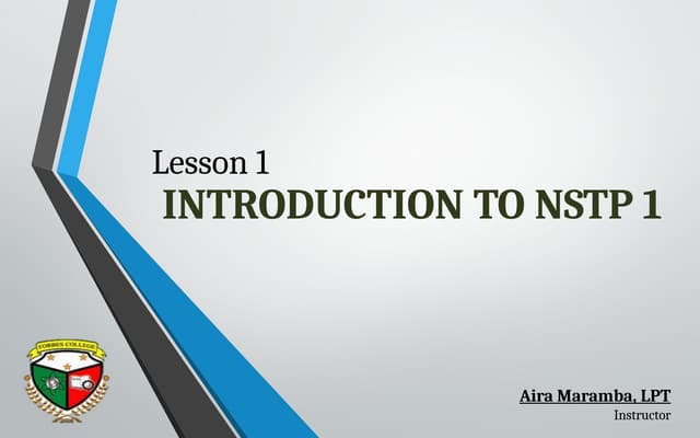 NSTP 2 CIVIC WELFARE TRAINING SERVICE MODULE | PDF