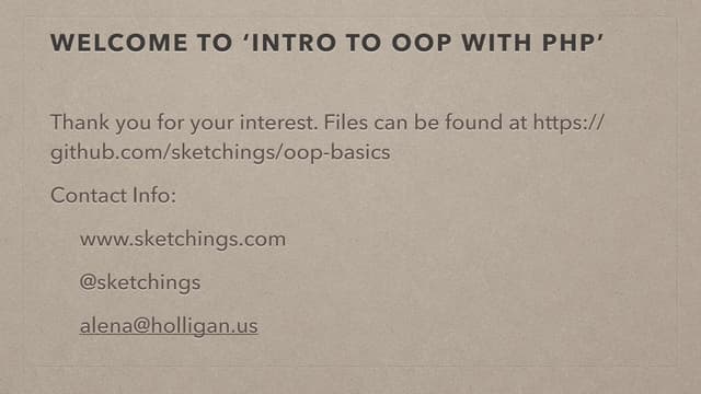 Demystifying Object Oriented Programming Ssphp16 Ppt 7733