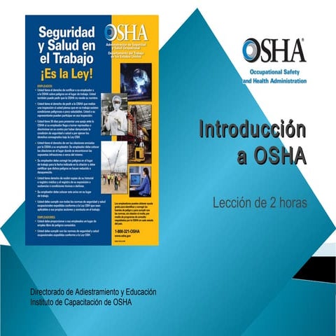 Intro to osha_spanish | PPT