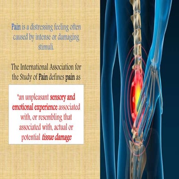 Intro to pain evaluation | PPT