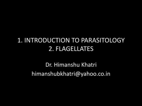 Classification of medical parasites | PPTX