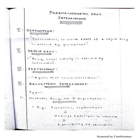 Intro to pharmacokinetic drug interactions : @ RxVichuZ!! ;) | PDF