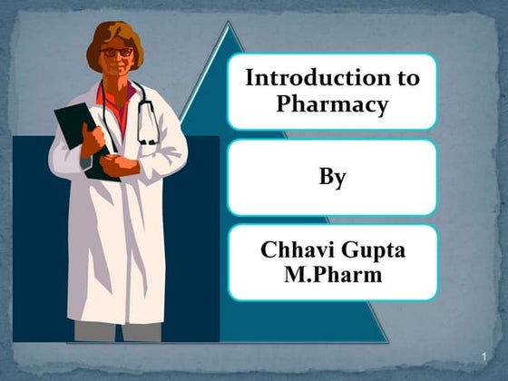 Role of pharmacist | PPTX