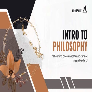 Intro to Philosophy : Branch of Philosophy.pptx