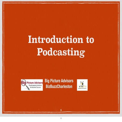 Intro to podcasting | PPT