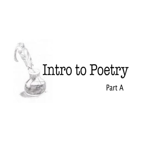 Intro to Poetry | KEY | Desserts and Baking | Food & Drink