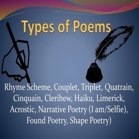 Types of Poems | PPTX