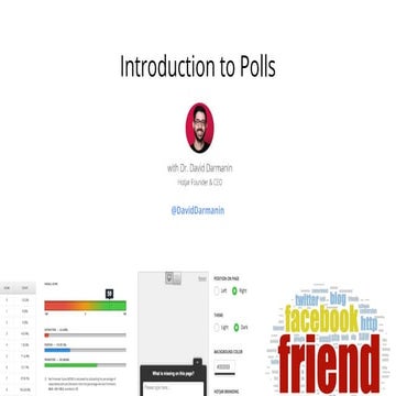 Intro to Polls by David – Hotjar | PDF