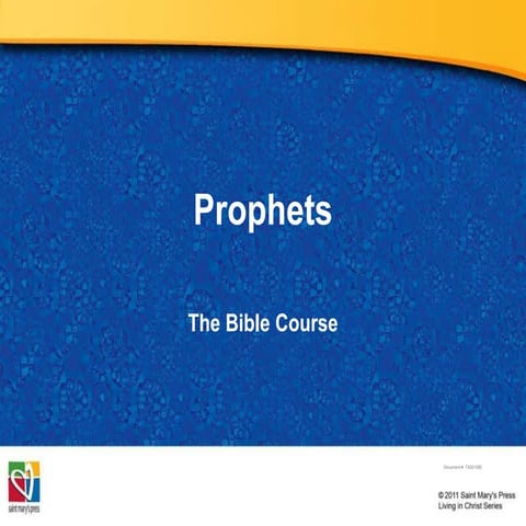 Intro to Prophets.pptx