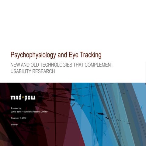 Psychophysiology and Eyetracking in User Experience | PDF | Computing ...