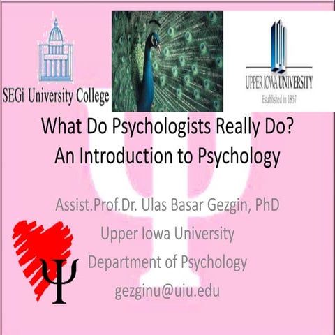 Introduction to Psychology | PPT