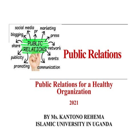 Intro to public relations | PPTX