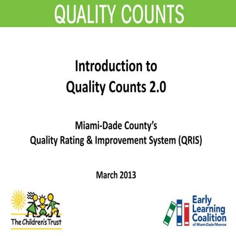 Introduction to Quality Counts 2.0 | PPT