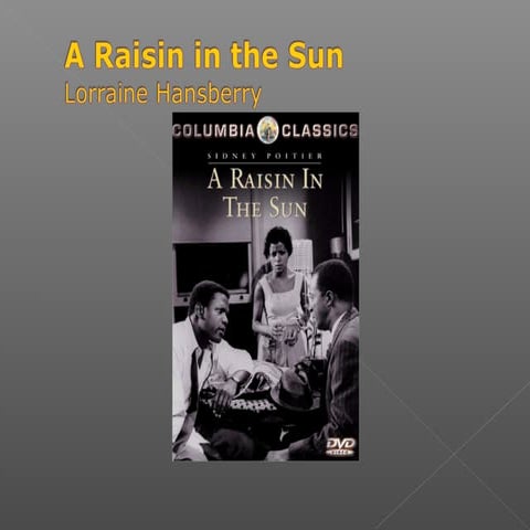 A Raisin in the Sun Summary | PPTX