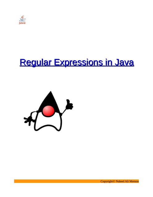 Intro To Regex In Java | PPT Intro To Regex In Java | PPT