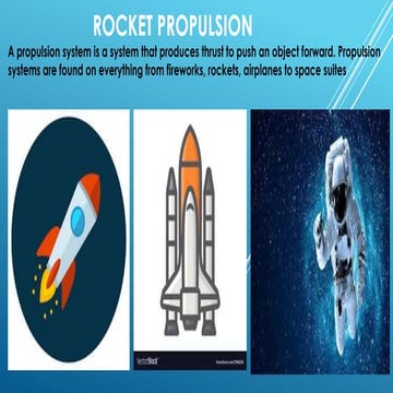 Intro to rocket propulsion | PPT