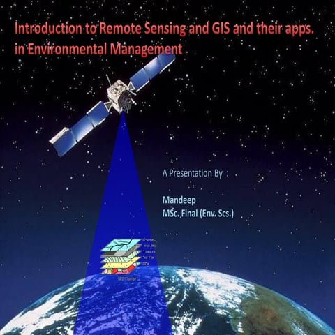 Intro to RS and GIS by mndp poonia | PPT