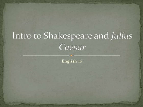 Julius caesar lesson | PDF