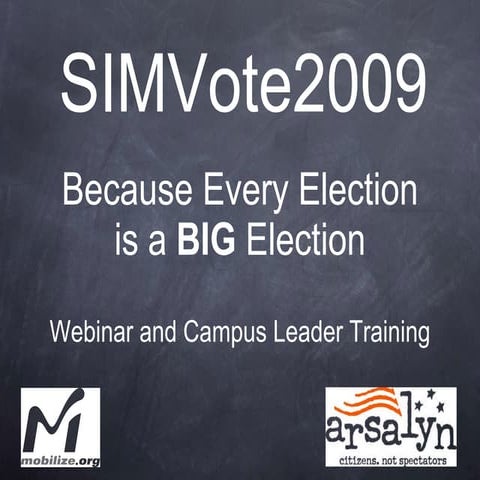 Intro To Sim Vote Training | PPT