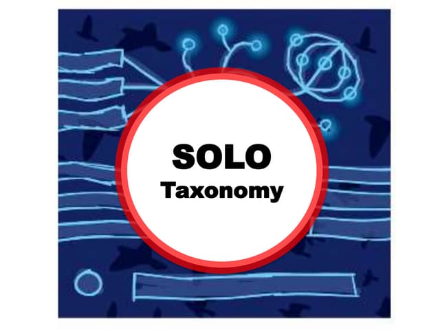 Solo taxonomy complete explanation | PPTX