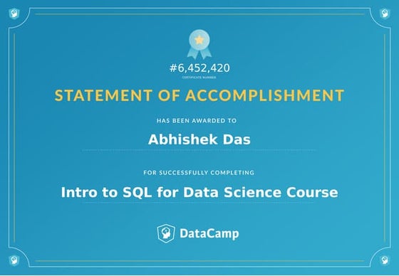 PRASANNA_SQL-EXPERT-eCertificate | PPT