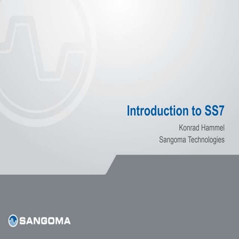 Introduction to ss7 | PPT