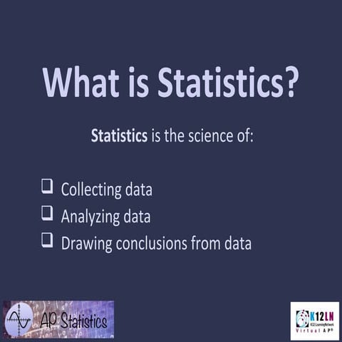 Intro to statistics formatted | PPT