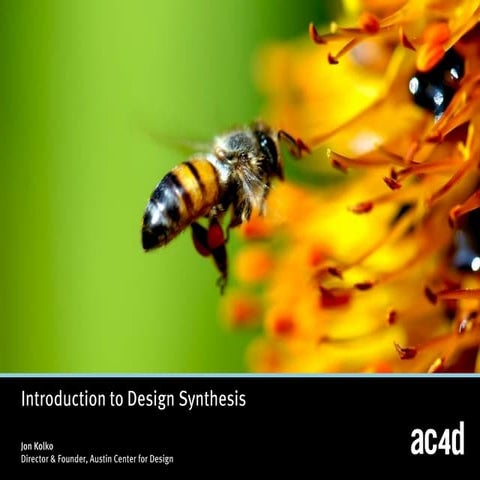 Intro to Design Synthesis | PDF