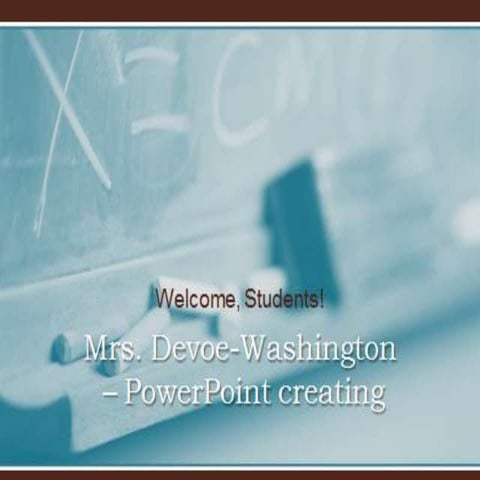 Intro to teaching with power point | PPTX