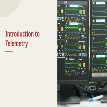 Introduction to telemetry care for nurses | PPTX