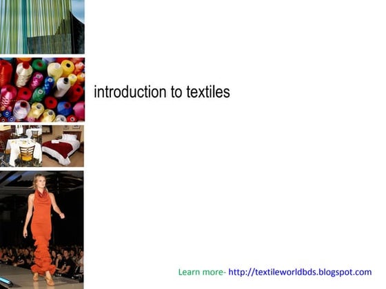 Textiles Industry | PPTX | Needlework | Arts and Crafts