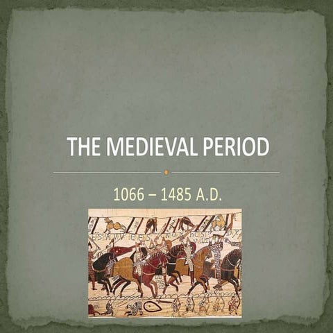 Medieval period powerpoint | PPT