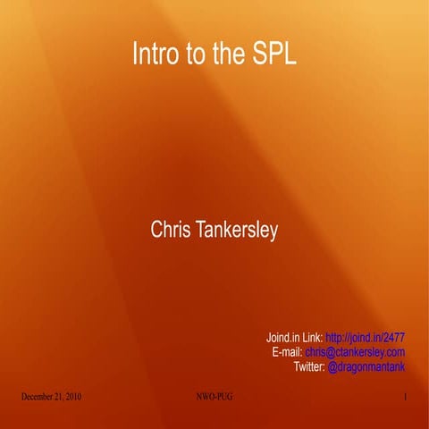 Intro To The Php Spl Ppt