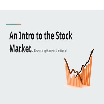 Introduction to the Stock Market in Today's Era | PPT