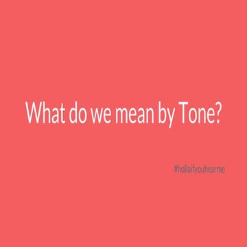 Intro to tone | PPT