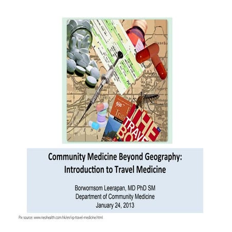 Introduction to Travel Med 2012.1.24