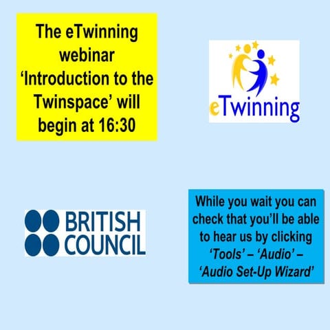 Introduction to the Twinspace Webinar Slides | PPT