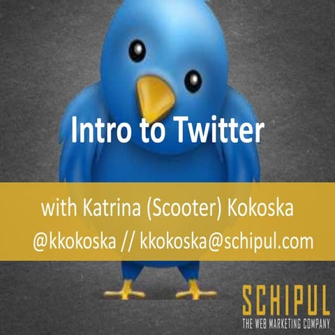 Intro to Twitter | PPT