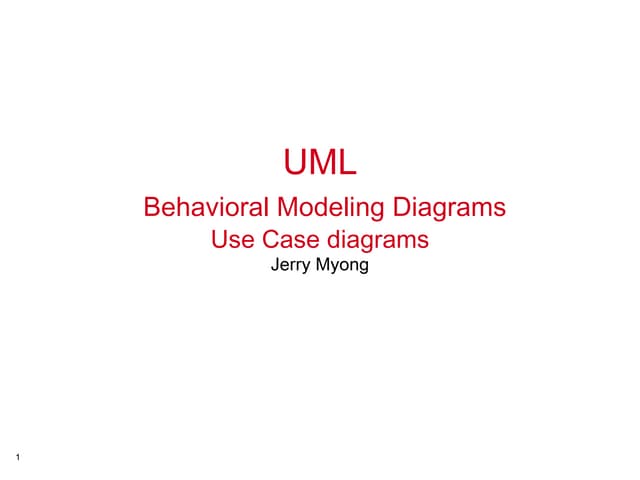 Uml diagrams | PPTX