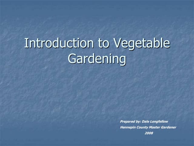 Vegetables | PPT